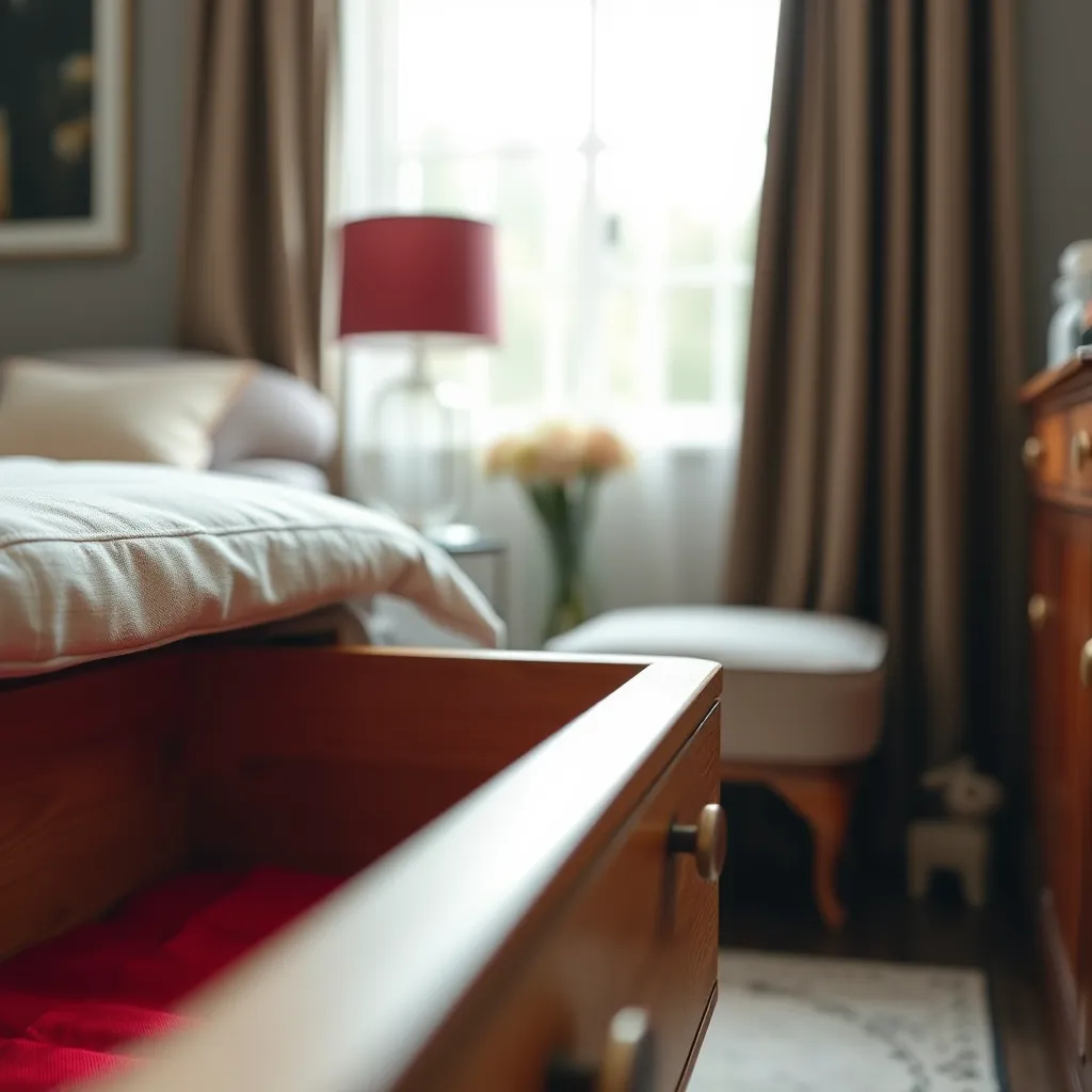 Elevate Your Storage with Red Drawer Liners