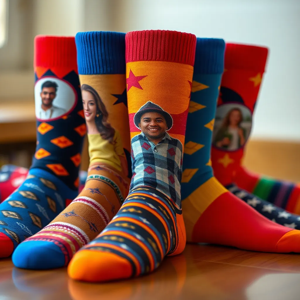Custom Socks with Pictures: A Unique Fashion Statement