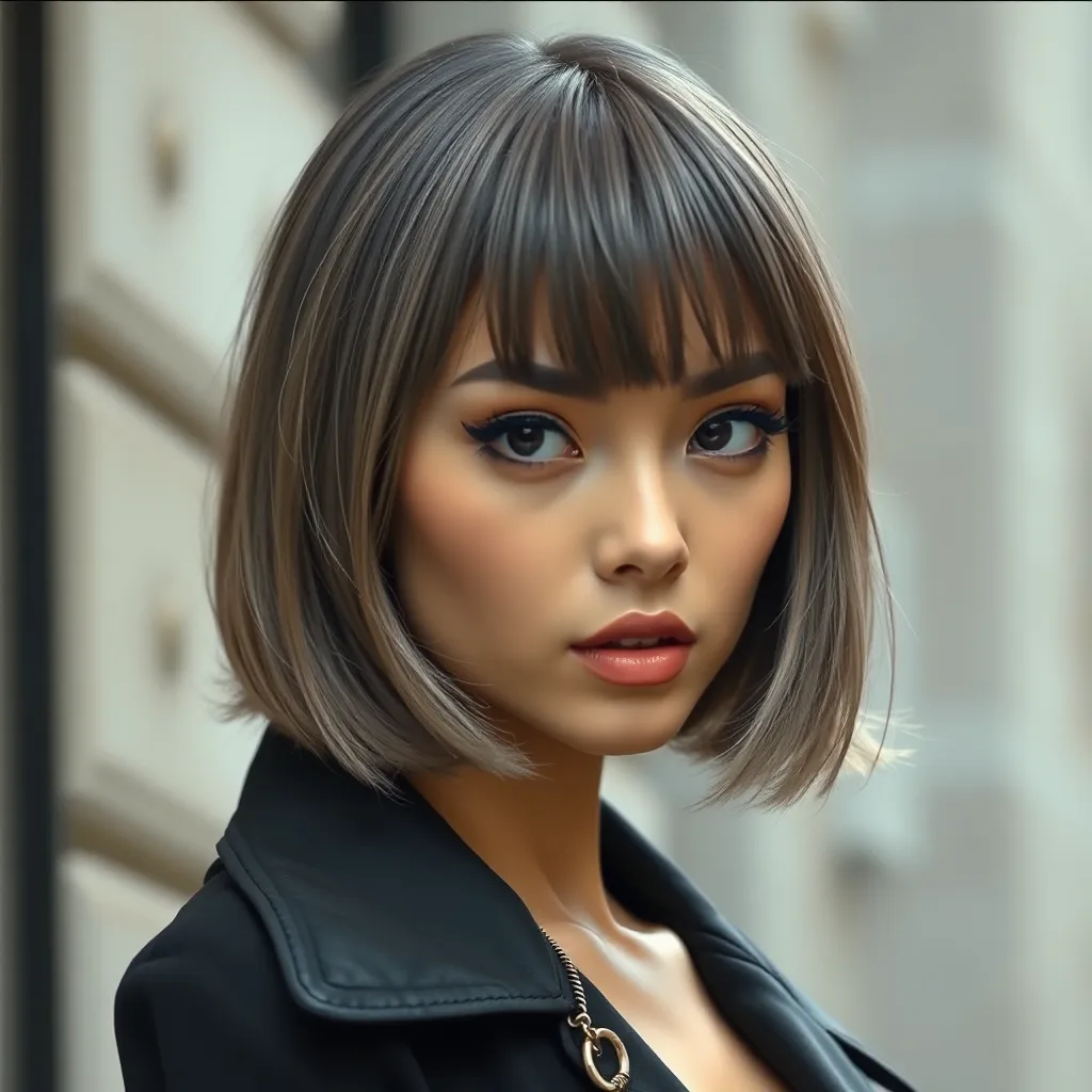 The Allure of Grey Clip-On Bangs: Style and Care Guide