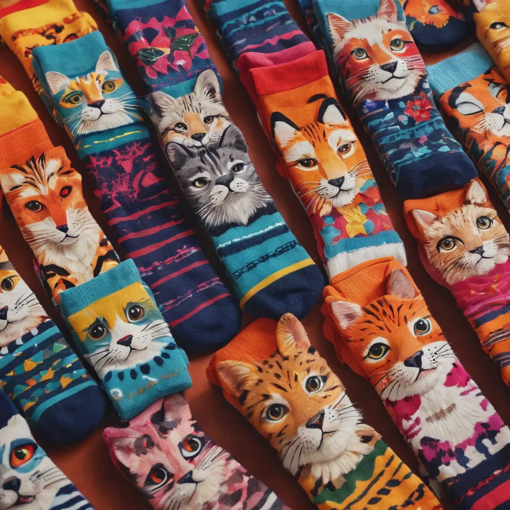 The Allure of Animal Faces on Fashionable Socks
