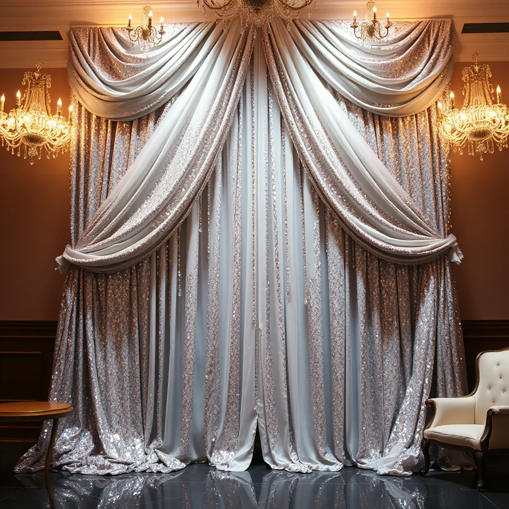 The Allure of Silver Sequin Drapes: A Complete Guide