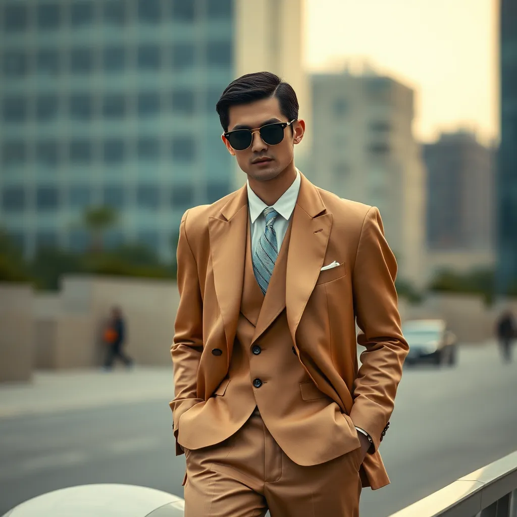 Exploring the Champagne Suit Jacket in Modern Fashion