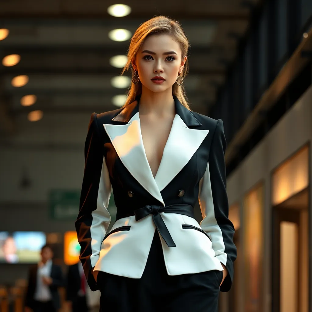 Exploring the Contrast Blazer Dress in Modern Fashion