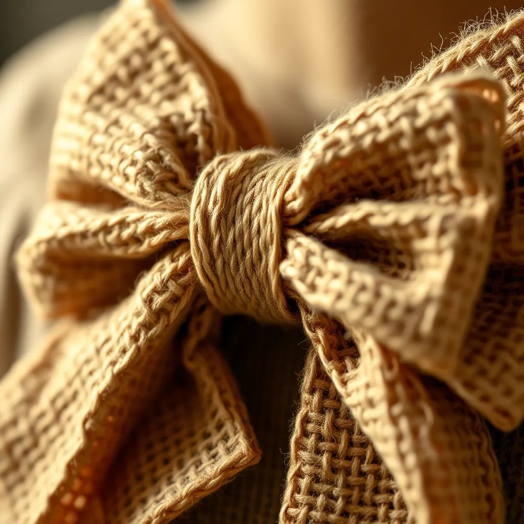 Unlocking the Charm of Small Burlap Bows in Style