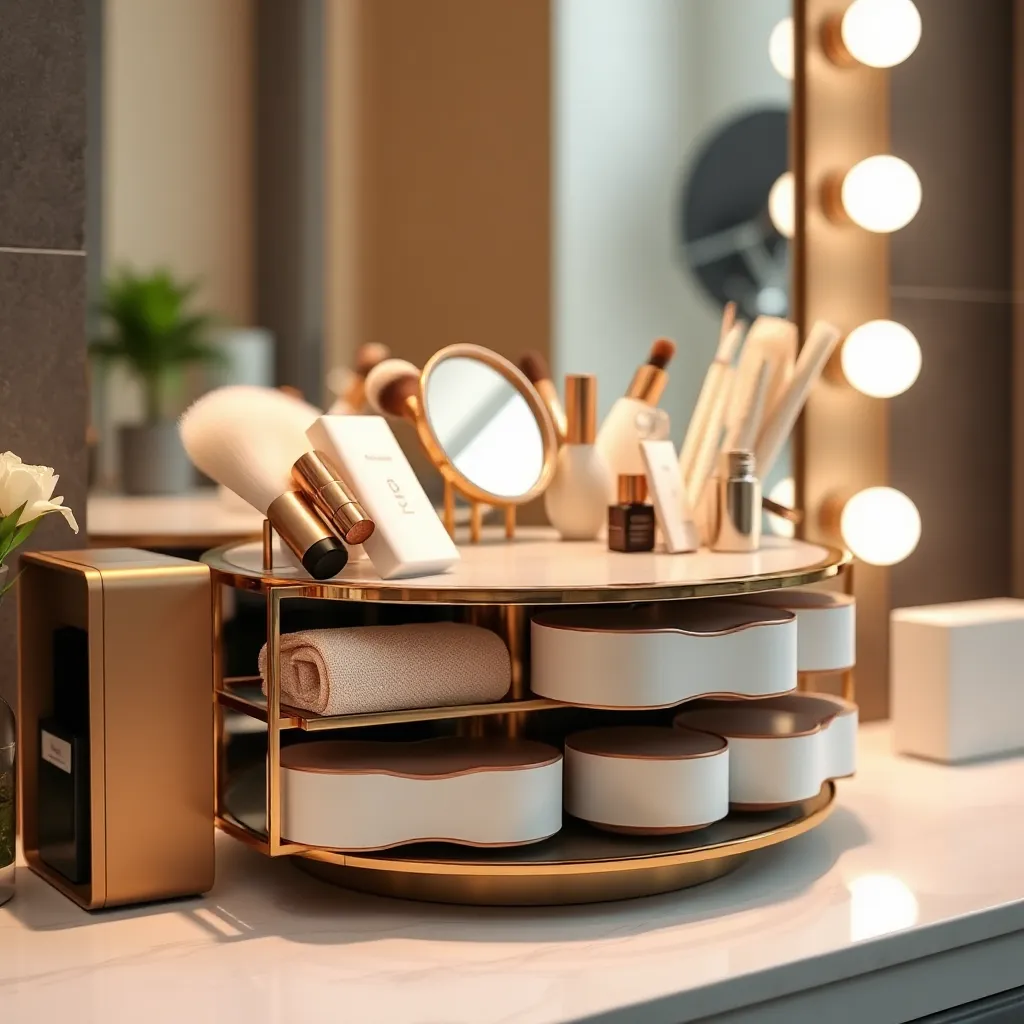 Rotating Vanity Organizers: Design and Functionality Insights