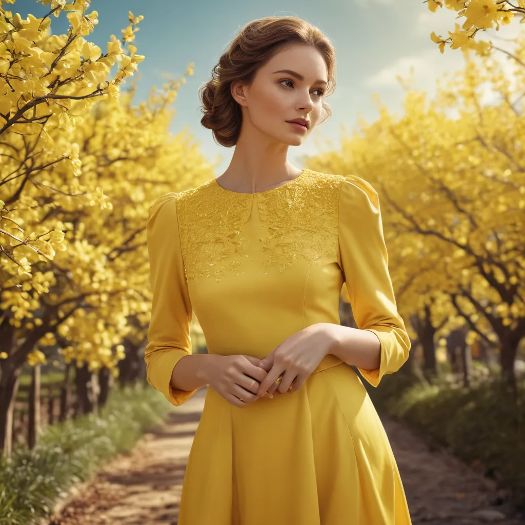 Elegance of Yellow Dresses for Easter Celebrations