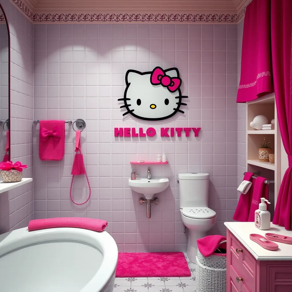 Hello Kitty Bathroom Decor: Function Meets Style