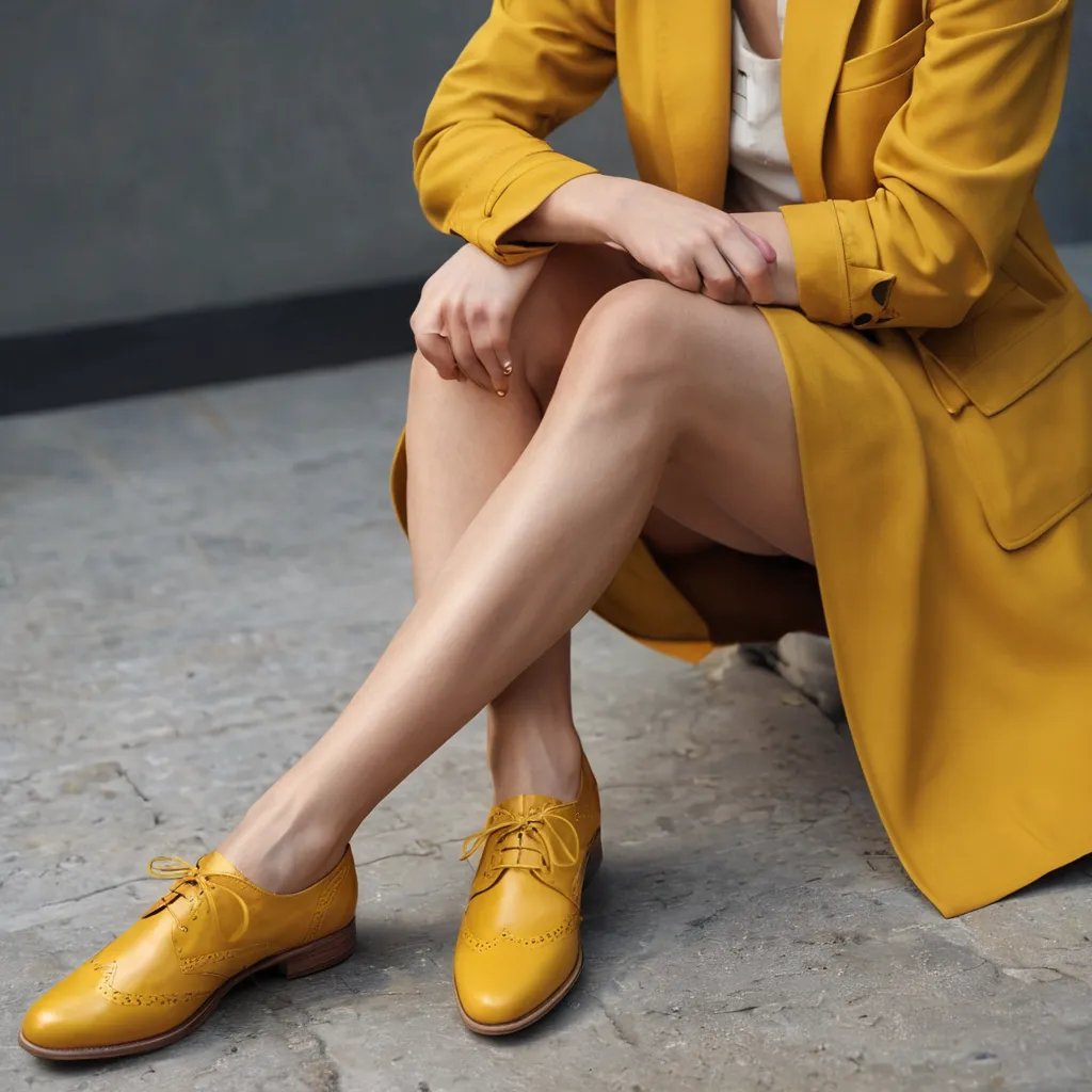 Discovering the Allure of Mustard Flat Shoes