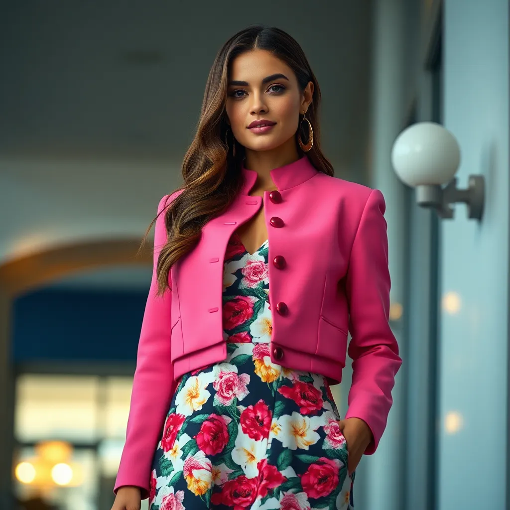 Mastering the Cropped Jacket and Dress Combo