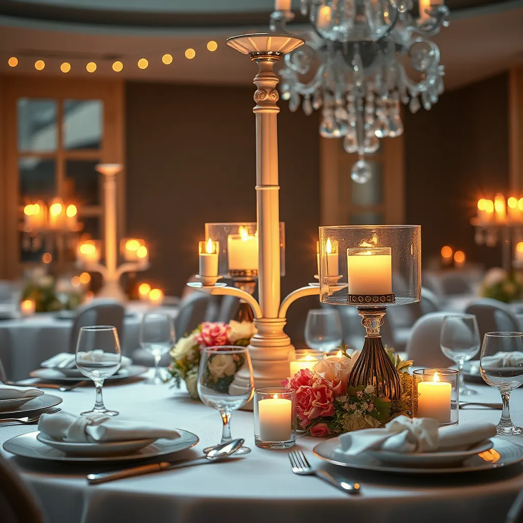Tabletop Chandelier Centerpieces: Elegance Meets Functionality