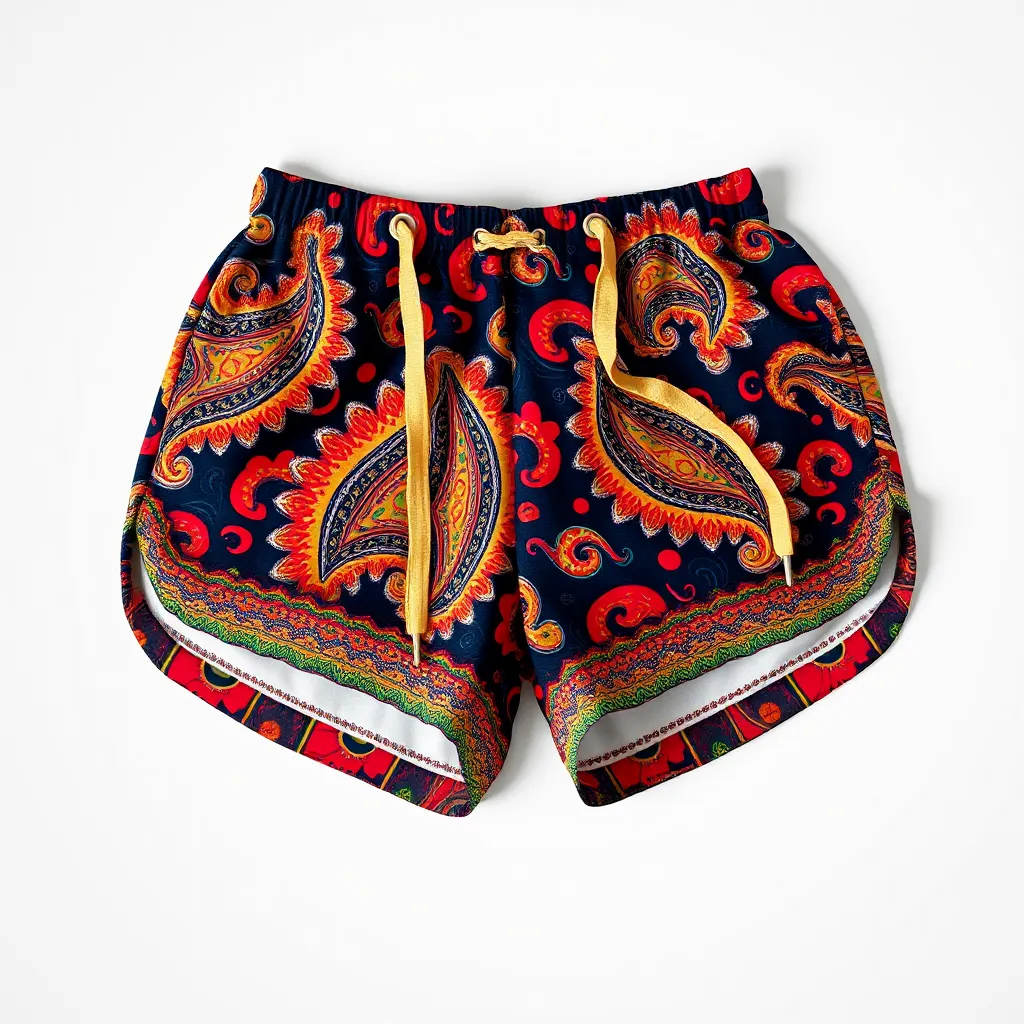 Exploring the Trend of Paisley Print Drawstring Shorts