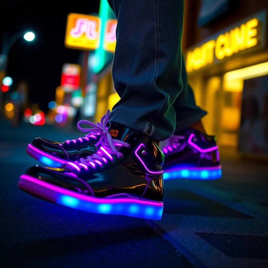 Exploring the Trend of Neon Light Up Shoes in Fashion