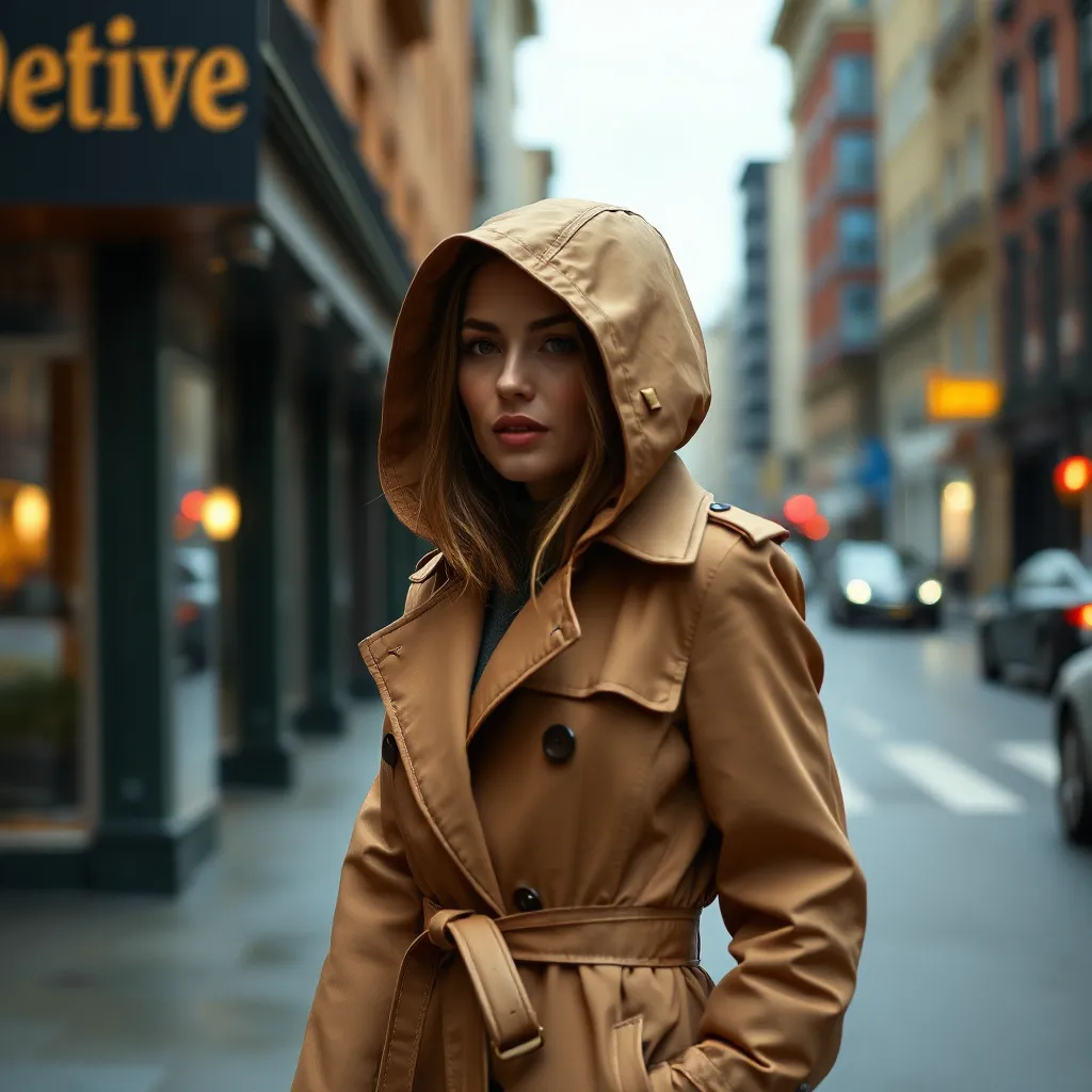 The Petite Hooded Trench Coat: Elevate Your Style