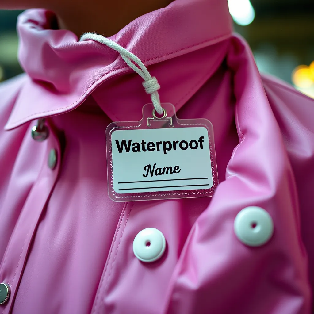 Essential Waterproof Name Tags for Clothing